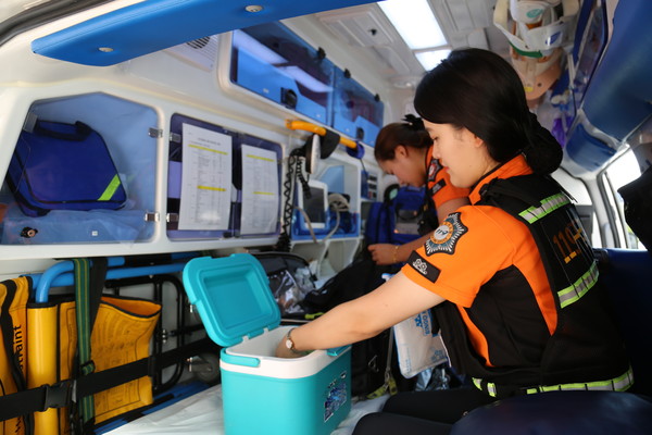 금산소방서, 9월 말까지 폭염 대응 119구급대 운영